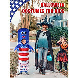 Libima USA Inflatable Dancer Costumes for Kids American Flag Wacky Tube Dancer Costume with Blower (American Flag)