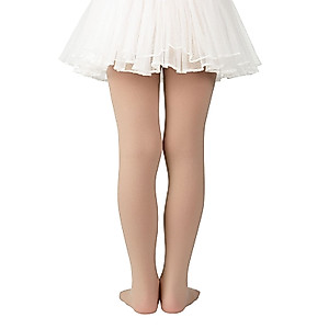 Baby Leggings Christmas Ballet Dance Tights Girl Socks Toddler Seamless Leg Warmers Nude 1-3T