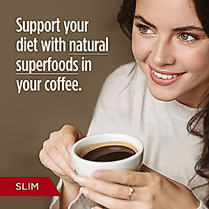 VitaCup Slim Instant Coffee Packets, Boost Diet & Metabolism with Ginseng, Garcinia, B Vitamins, Skinny Coffee, Bold & Smooth, Medium Dark Roast, 100% Arabica Coffee in Single Serve Sticks, 48 Ct