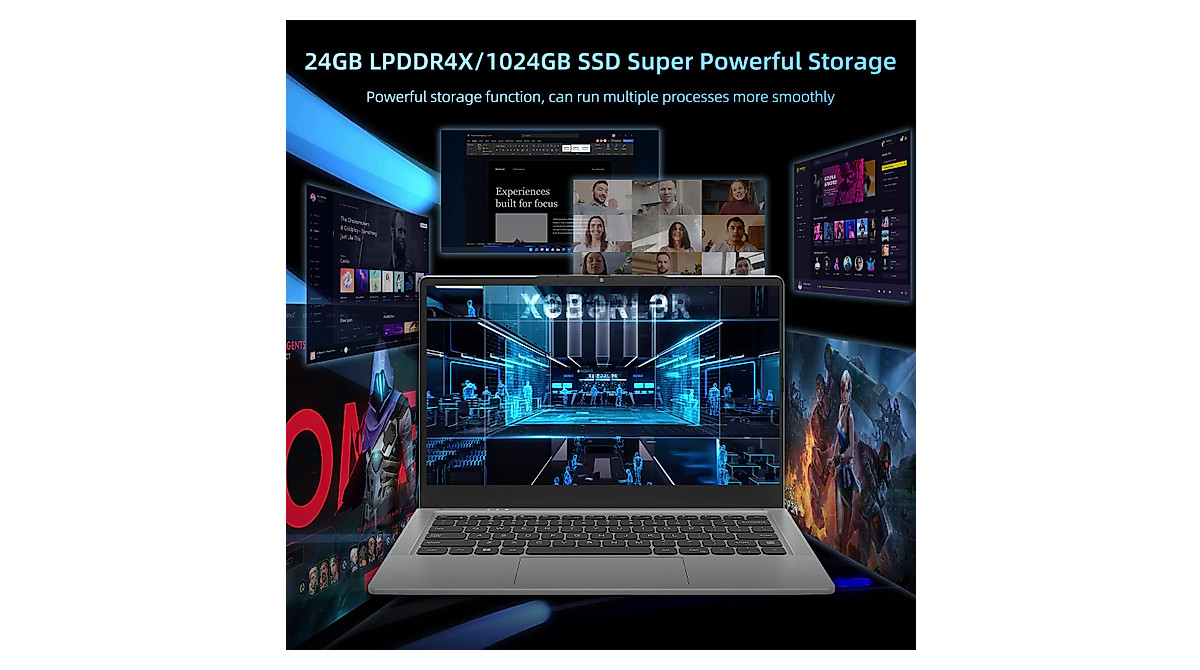 Jumper Laptop - 24GB RAM, 1TB SSD, Intel i5 Power