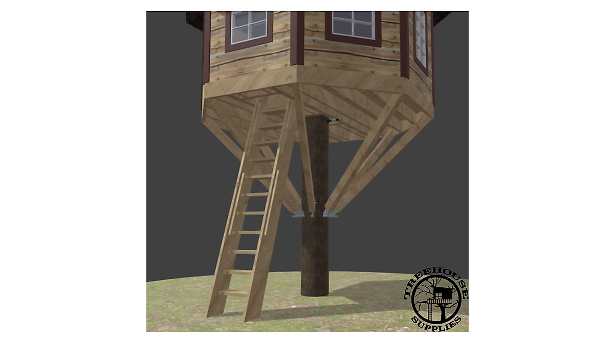 Build Your 12' Octagonal Treehouse with Expert Plans | Treehouse Supplies
