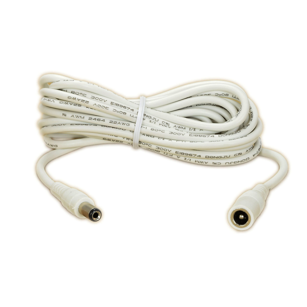 Extension Cable (12V) 10 Foot Works for Foscam FI9828W, FI9805W, FI8919W, FI9804W, FI8602W, Ocli Outdoor, White