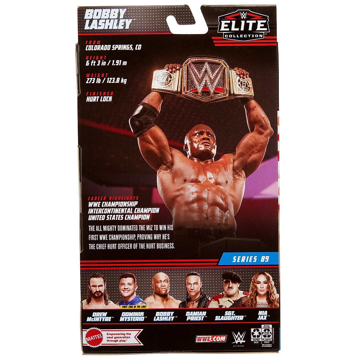 WWE Bobby Lashley Elite Collection Action Figure, Series # 89