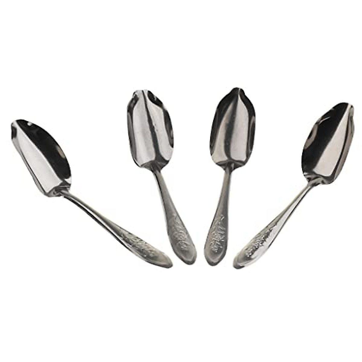 Baosity Bird Cockatiel Parrot Milk Steel Metal Feeding Feed Spoons