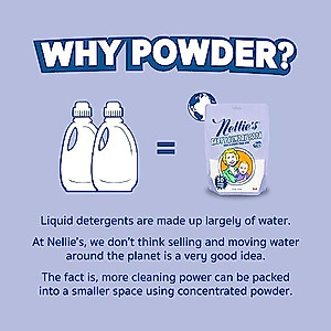 Nellie's Baby Powder Laundry Pouch Safe for Infants' Sensitive Skin, Non-Toxic, 1.6 Pound