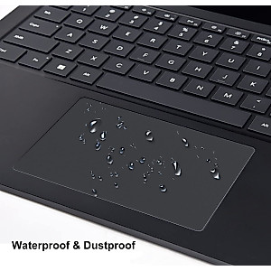 [2PCS] Trackpad Protector for Microsoft Surface Laptop 5 4 3 13.5 Inch Touch Pad Cover Anti-Scratch Anti-Water for 2019-2022 Microsoft Surface Laptop 5 4 3 13.5 Trackpad Skin Accessories, Clear