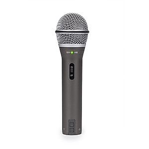 Samson Podcasting Kit with Q2U USB/XLR Dynamic Microphone, SR850 Studio Headphones and MBA28 Desktop Boom Arm Stand,Grey