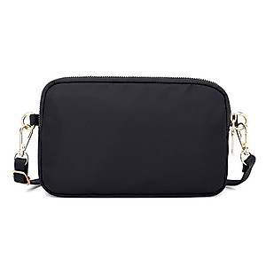 Women Crossbody Cell Phone Purse Shoulder Bag for iPhone 11 12 13 Pro Samsung Galaxy S21 S20 FE A72 A52 A32 A02 A12, Black