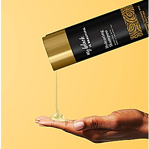 My Black is Beautiful Hydrating Shampoo, Sulfate Free, for Curly and Coily Hair with Coconut Oil, Honey and Turmeric, 9.6 Fl Oz