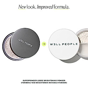 WELL PEOPLE - Loose Superpowder Brightening Powder | Plant-Based, Cruelty-Free Clean Beauty (0.21 oz | 6 g)