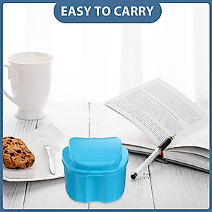 Box Travel Case Orthodontic Retainer Case Travel Retainer Cases Basket Cleaning Tablets Travel Container False Storage Travel Accessories