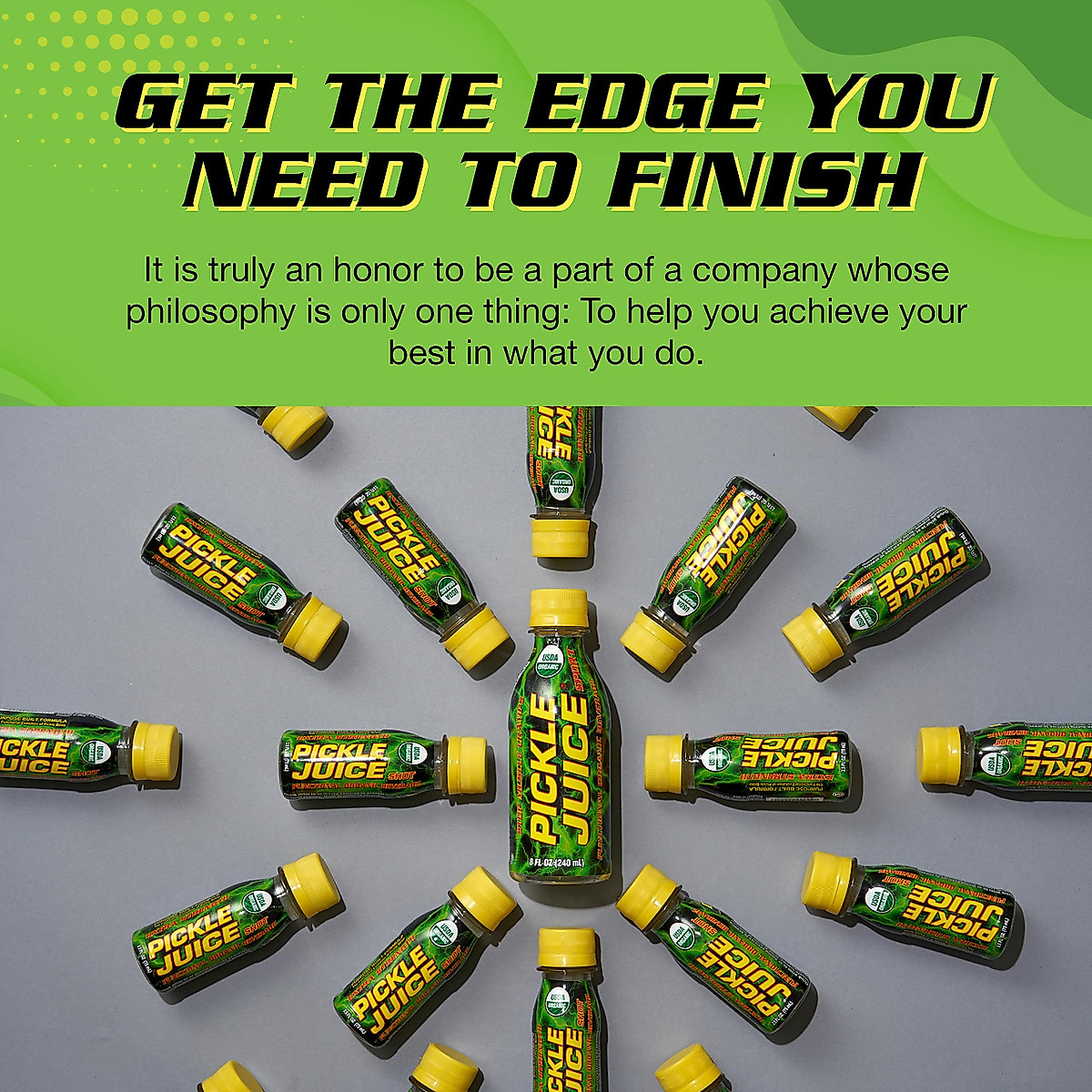 Pickle Juice Sports Drink 1 Gallon, Extra Strength - Relieves Cramps Immediately - Electrolyte Pickle Juice for Day & Night Time Cramp Relief - Bulk Pickle Juice for Leg Cramps - 1 Gallon