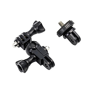 Rotation Ball Joint Mount Extension Accessories with 1/4 Thread for GoPro Hero 9/8/7/6/5/4/3+/3/2/1