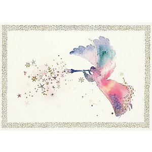 Watercolor Angel Deluxe Boxed Holiday/Christmas/Greeting Cards)
