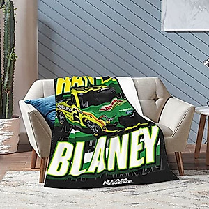 Ryan Blaney 12 All Season Fleece Blanket Throw Ultra Soft Flannel Blanket Digital Printed Premium Fluffy Microfiber Fleece 50"x40"