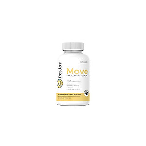 PetJoy - Move Joint Health Supplement | Maximum Strength Joint Support Plus MSM, Glucosamine, Chondroitin | Aging, Hip Dysplasia, & Arthritis Relief | Restore Hip and Joint Tissue | 60 Count Soft Chew