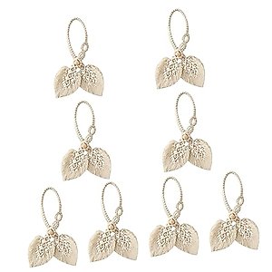 Didiseaon 8 Pcs Curtain Tie Rope Outdoor Accessories Cotton Shower Curtain Out Door Decor Curtain Holders Outdoor Curtain Drapery Holdback Curtain Fixator Decorative Curtain Tieback Rural