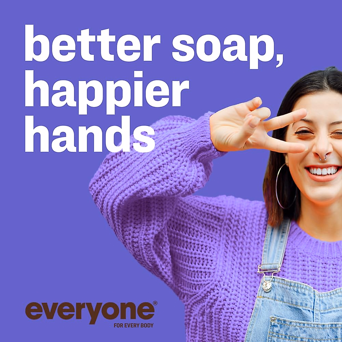 Everyone Liquid Hand Soap Refill, 1 Gallon, Lavender and Coconut, Plant-Based Cleanser with Pure Essential Oils