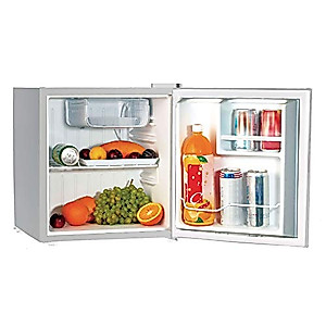 Frigidaire EFR176-MOONBM 1.6 cu ft Moonbeam Retro Fridge with Side Bottle Opener. for The Office, Dorm Room or Cabin