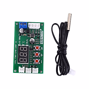 DONGKER PWM Driver Module,DC 12V 24V 48V 4-Wire Fan Temperature Controller for PC Fan/Alarm