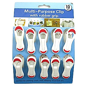 10 Kitchen Chip Snack Food Storage Sealing Bag Clips Clamps Multi Purpose Craft