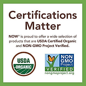 NOW Foods, Certified Organic Sunflower Seeds, Raw and Unsalted, Source of Fiber and Vitamin E, Hulled for Great Taste, Certified Non-GMO, 16-Ounce (Packaging May Vary)