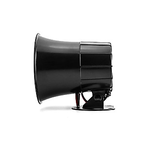 QWORK Electric Siren Horn, DC 12V Security Loud Wired Alarm Siren for Home Alarm System Security and Protection, 110 dB