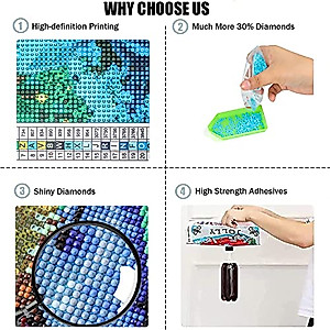 QAZWSX Diamond Painting Kits for Adults Kids, Heart Anatomy Art 5D DIY Diamond Embroidery Flower Cross Stitch Hand Mosaic Doctor Decor-30x40cm