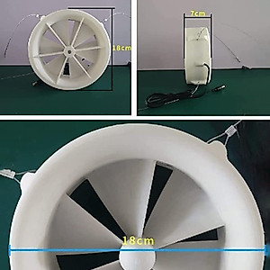 Mdxtog Outdoor Generator Manual USB Charger Wind Water Dual Purpose Turbine Generator 12V Household Micro Power Generation Equipment