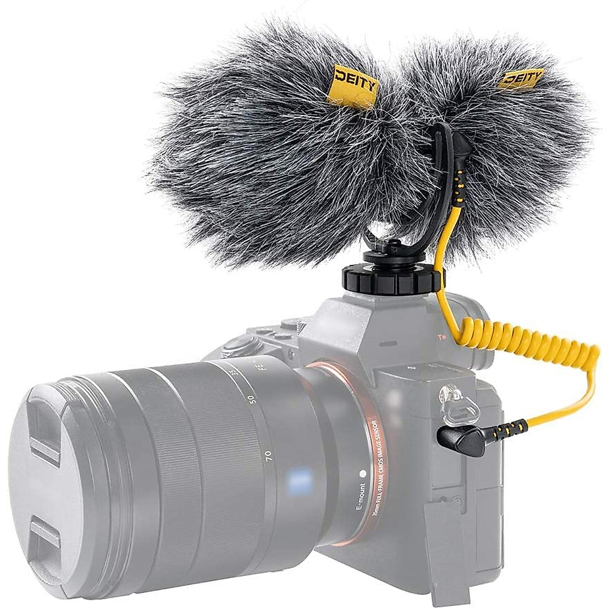 Deity V-Mic D4 Duo Video Microphone Dual Mono/Stereo Recording Interview Mic with Shock Mount for Vlog Pocket Cam DSLR Camera