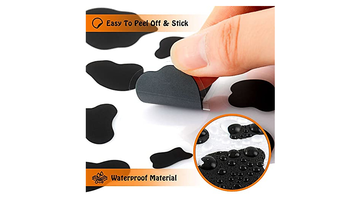 600 Cow Print Stickers for Wall & Personal Decor | Waterproof & Easy to Use