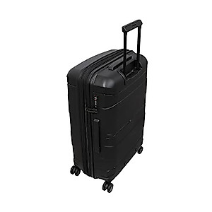 it luggage Momentous 3 Piece Hardside 8 Wheel Expandable Spinner, Black, 3 Pc Set