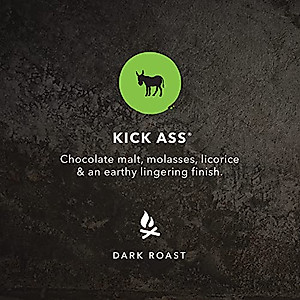 Kicking Horse Coffee, Kick Ass, Dark Roast, Whole Bean, Certified Organic, Fairtrade, Kosher Coffee, 2.2 Lb, 35.2 Ounce