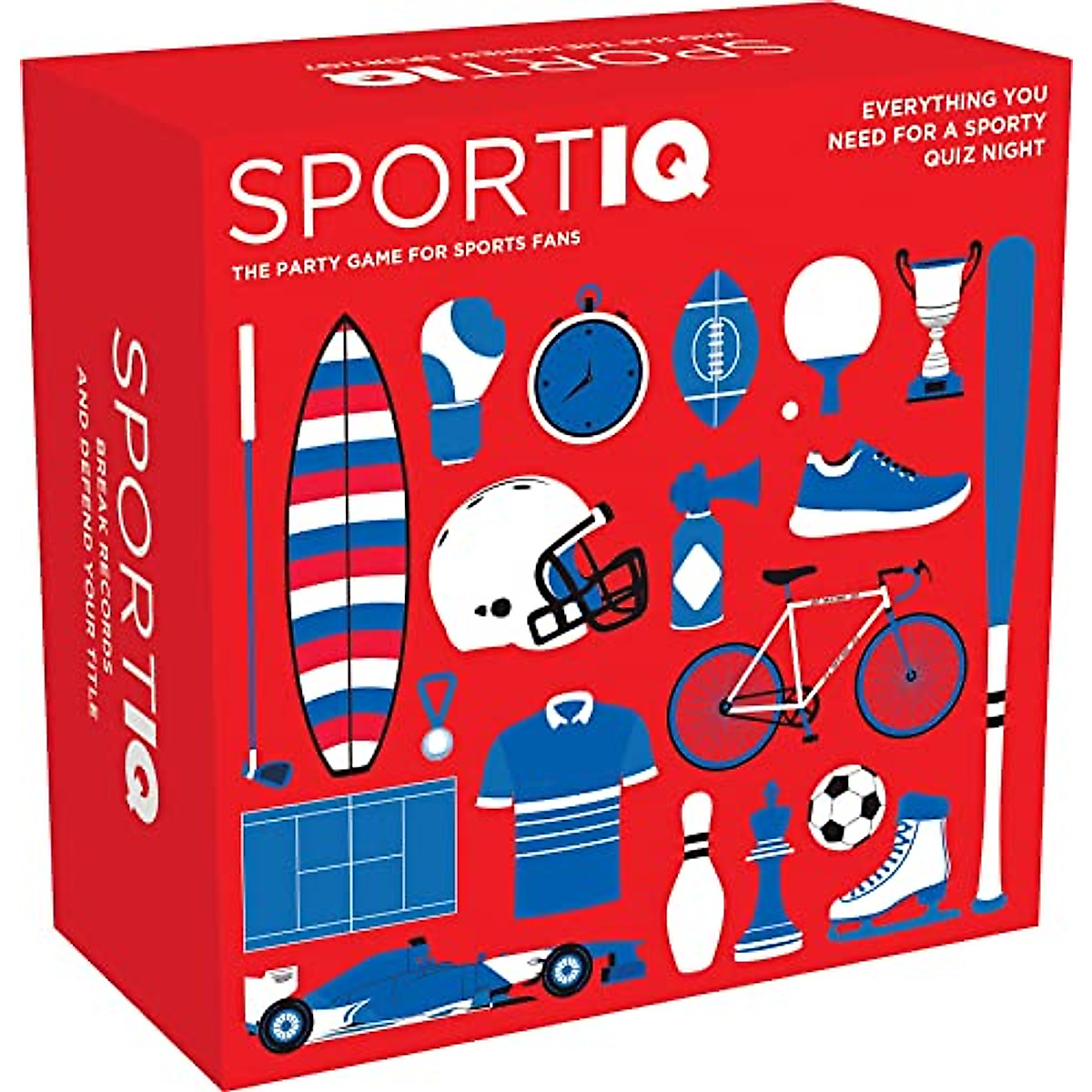 Helvetiq Sport IQ Party Game - Ultimate Trivia Game for Sports Enthusiasts! Challenging Team Game for Game Night, Fun Quiz Game for Kids & Adults, Ages 12+, 2-12 Players, 45 Minute Playtime, Made