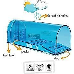 Generic PestSimple Humane Mouse Trap. Catch and Release. No Kill. 2 Pack, Blue/Brown