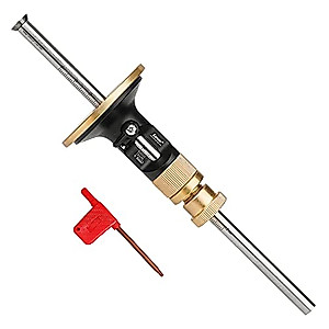 Wheel Marking Gauge, 0.2mm Micro Adjust Woodworking Wheel Marking Gauge Kit, Hardened High Speed Steel Cutting Wheels, Lightweight Wood Scribe Tool, Marking Gauges for Woodworking