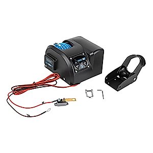 Trac Outdoors StrikeZone 25 Electric Anchor Winch - Anchors Up to 25 lb. - Includes 100-feet of Pre-Wound Anchor Rope with Use (69001)