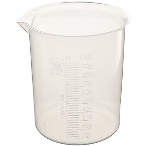 United Scientific Supplies United Scientific BP1000 Polypropylene Griffin Style Beaker, 1000ml Capacity (Pack of 3)
