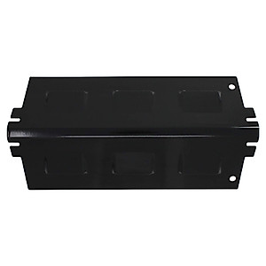 2-Pack BBQ Grill Heat Shield Plate Tent Replacement Parts for Charbroil 463452205 - Compatible Barbeque Porcelain Steel Flame Tamer, Flavorizer Bar, Vaporizer Bar, Burner Cover 11 3/4""