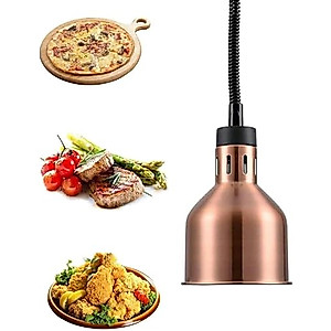 Food Heating Lamp, Kitchen Heat Lamp Food Warmer, Commercial Catering Food Heat Warmer Lamp, Food Warming Lamp for Hotel Kitchen Buffet Restaurant,