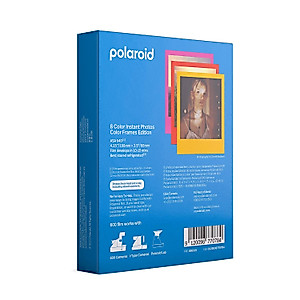 Polaroid Color Film for 600 Color Frame + Pink Album holds 32 photos + Cleaning Cloth