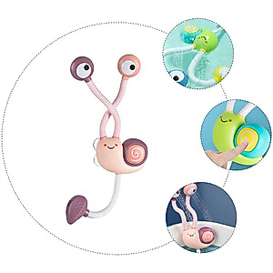 Baby Bath Shower Head Infant Bathing Toy Adorable Snail Toy Kids Playing Water Toy Shower Toy Baby Shower Toy Random Color