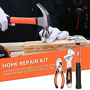 WINTUUL 48PC Tool Kit - Hand Tool Set with Toolbox Storage Case, Tool Kit for Home, Apartment, Garage, Dorm and Office-Perfect for Women/Men DIY, Home Repair