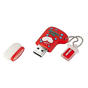 GARRULAX USB Flash Drive, 8GB/16GB/32GB USB 2.0 Memory Stick Data Storage Pendrive Creative Stocking Filler (16GB, Christmas Boots)
