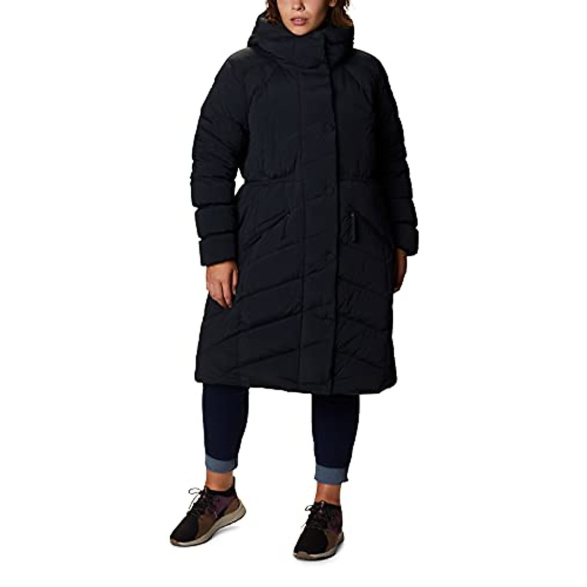 Columbia Women's Ember Springs Long Down Jacket, Black, Medium