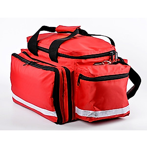 Aurelius Large Capacity First Aid Responder Bag Empty EMT Trauma Bag,Emergency Supplies Not Included (Longer)