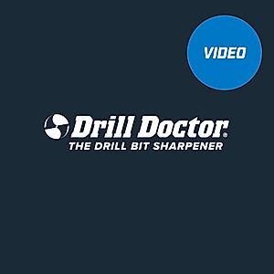 Drill Doctor - DD750X 750X Drill Bit Sharpener for High-Speed Steel, Masonry, Carbide, Cobalt, & TiN-coated Drill Bits, with Adjustable Angles from 115° to 140°, Sharpens 3/32in – 3/4in Drill Bits gray/black