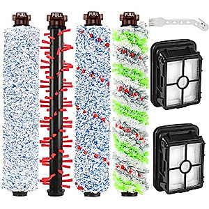 1785A 2306A CROSS WAVE Brush Roll & 1866 Filter Replacement for Bissell Crosswave 1785R 1785 2306 2551 Vacuum Cleaner