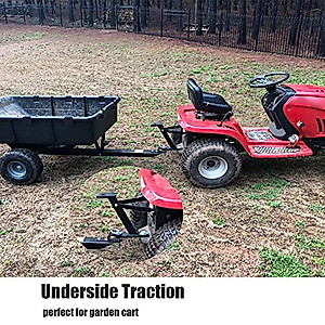 Eapele Trailer Hitch for Lawn Mower, Garden Tractor Trailer Hitch, Solid Iron Construction, Compatible with John Deere Ariens Cub Cadet Poulan Pro Husky Husqvarna Craftsman Riding Mower