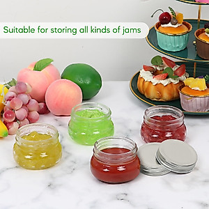 STARSIDE 4 oz Glass Mason jars,24 Pack Glass Canning Jars With Regular Mouth Lids, Perfect Containers for Jam, Honey, Candies,Overnight Oats,Wedding Favors. Included 1 Pens and 80 Labels.